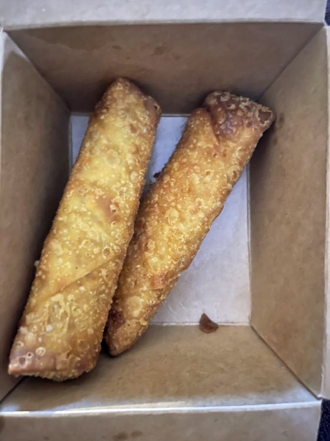 Golden, crispy egg rolls hiding cheesesteak treasures within. Proof that innovation and tradition can peacefully coexist.