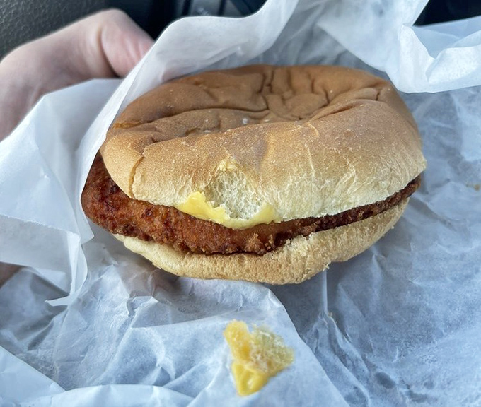 Unwrapped like a present, this simple cheeseburger proves that perfection doesn't require fancy ingredients—just respect for the classics.