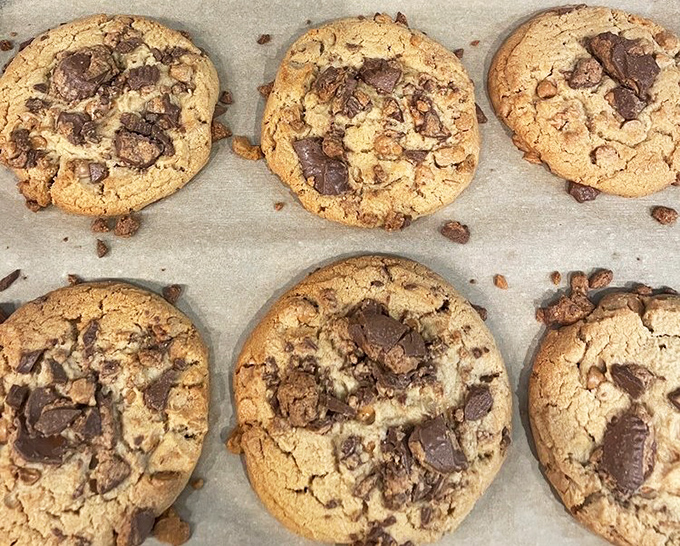These chocolate chip cookies with their perfect balance of crisp edges and gooey centers could make even your grandmother jealous.