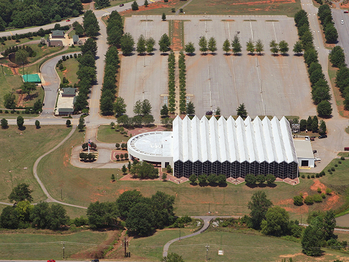 The Civic Center of Anderson hosts everything from concerts to craft fairs. Its distinctive roofline has sheltered more community gatherings than most residents can count.