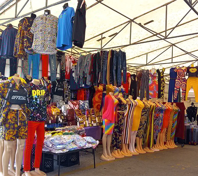 Fashion forward or fashion throwback? These mannequins model everything from beach-ready attire to outfits that scream "I'm ready for whatever Florida throws at me."