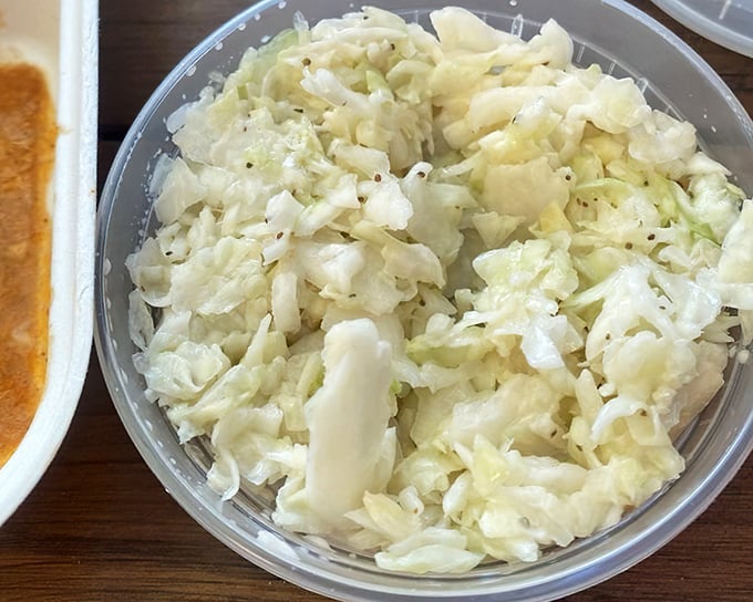 Coleslaw that knows its role&mdash;to cut through richness and refresh your palate for the next meaty bite. 