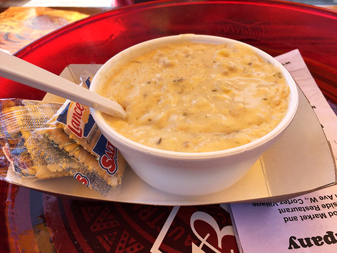 Creamy chowder that's thick enough to stand your spoon in &ndash; comfort food with maritime credentials. 