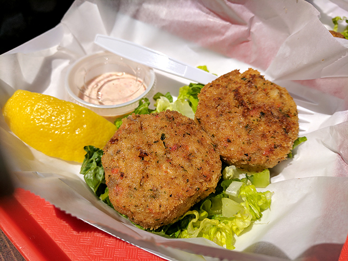 These crab cakes have achieved the perfect balance: crispy exterior, tender interior, and absolutely no unnecessary fillers stealing the spotlight.