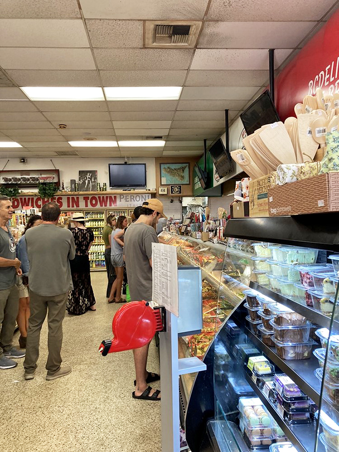 The line forms with purpose&mdash;each customer inching closer to sandwich nirvana with the patience of someone who knows good things come to those who wait.