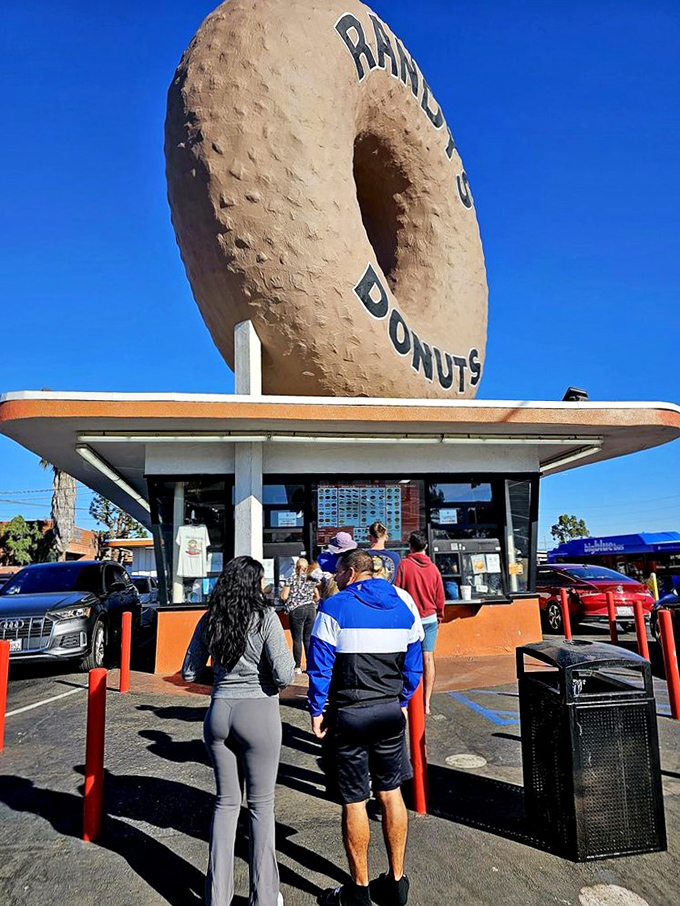 The pilgrimage to Randy's is a California tradition that crosses all demographic lines&mdash;everyone stands equal in the shadow of the giant donut.