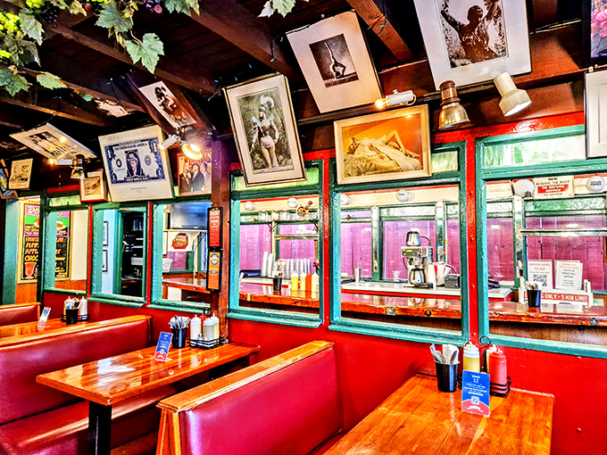 Every inch of wall space tells a story&mdash;vintage photos and colorful memorabilia create the kind of authentic atmosphere money can't buy.