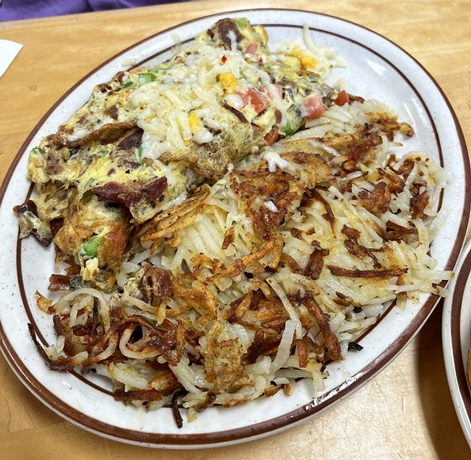 This Denver omelette with hash browns isn't trying to reinvent breakfast&mdash;it's reminding you why the classics became classics in the first place.