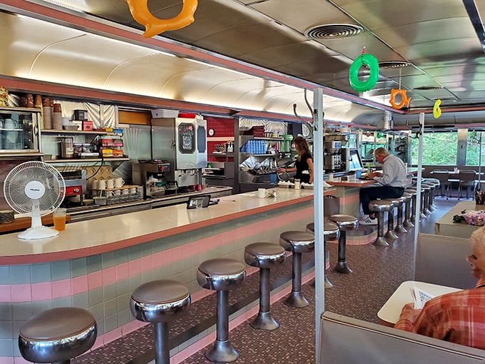 Morning light streams through windows as patrons claim their spots at the counter&mdash;a daily ritual as American as the coffee being poured.