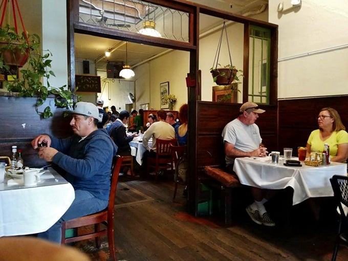 Every table tells a story at Zachary's, where locals and tourists alike bond over the universal language of exceptional breakfast.