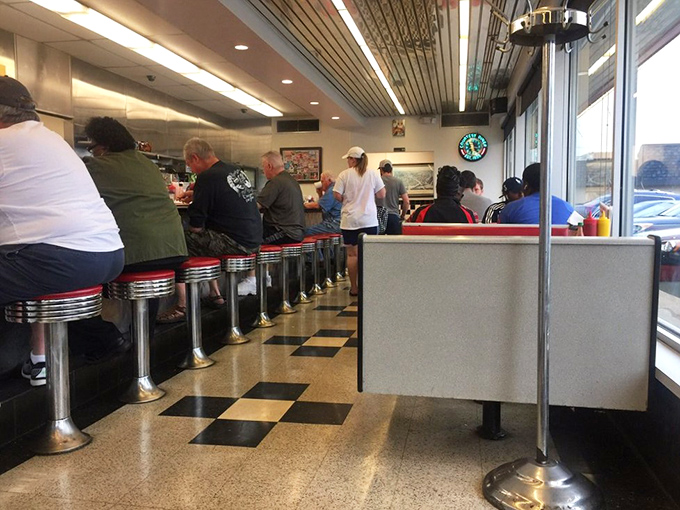 The counter fills with regulars who've been coming so long they don't need menus&mdash;just coffee and conversation with a side of hash browns.