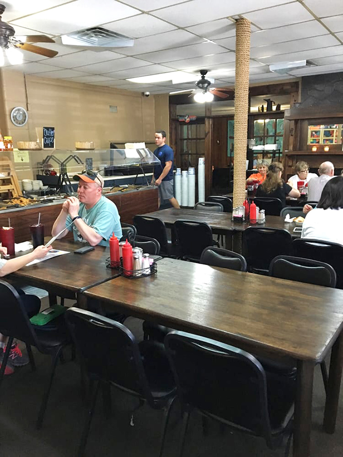 The dining room hums with the satisfied murmurs of locals who've been keeping this place their delicious secret for years.