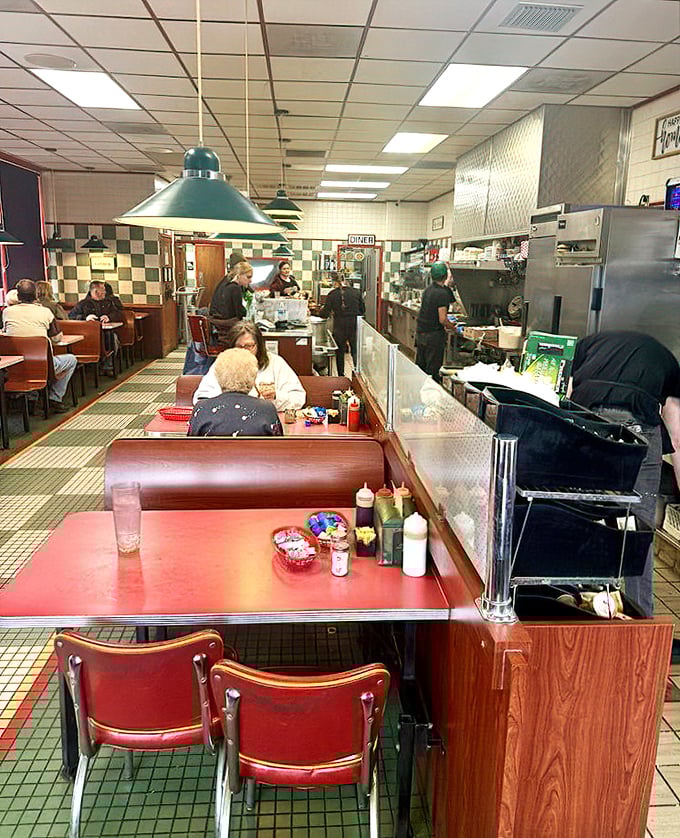 A diner where the food is the star but the atmosphere gets a supporting actor nomination. Every surface tells a story of decades serving the community.