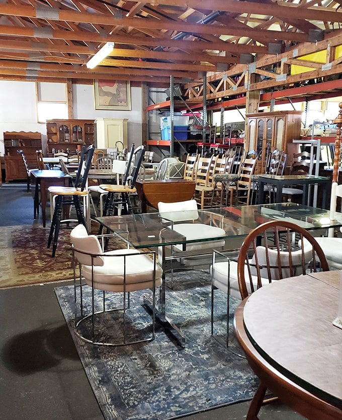 The furniture section could furnish an entire home with character &ndash; each piece with its own history and ready to start a new chapter.