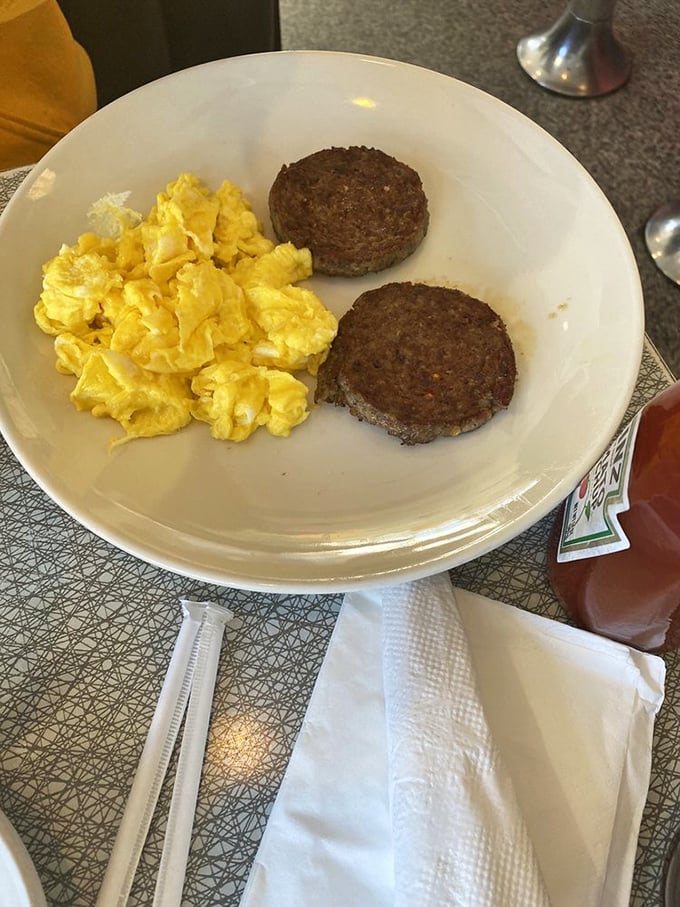 Scrambled eggs and sausage patties—the breakfast duo that's gotten more people through Monday mornings than coffee alone ever could.