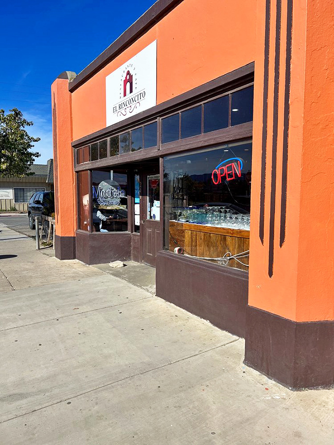 El Rinconcito's sunset-colored walls and vintage storefront promise the kind of authentic Mexican treasures that food influencers haven't ruined yet.