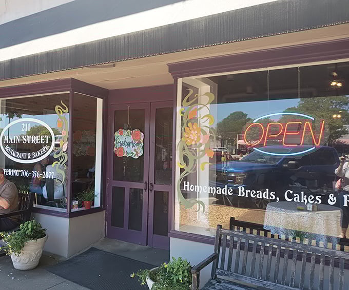 The entrance beckons with promises of the kind of meal that'll become your new favorite story.