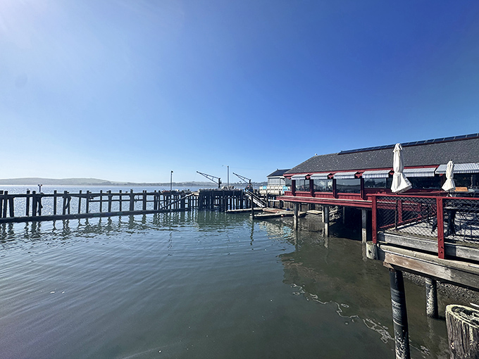 Waterfront dining that answers the eternal question: "How fresh could seafood possibly be?" with a resounding "Just watch the boats coming in."