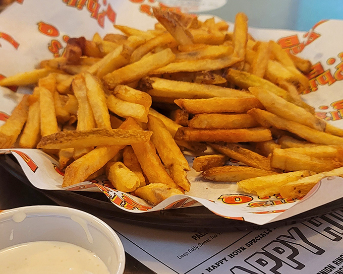 French fries this golden and crispy aren't merely side dishes&mdash;they're essential supporting characters in the barbecue story unfolding on your plate.