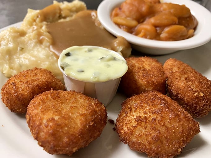 These golden-fried beauties aren't just croquettes&mdash;they're edible time machines. One bite and you're transported to a simpler time when calories weren't counted, just enjoyed.