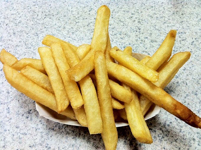 French fries so golden and crisp, they make you wonder why we ever needed to improve on perfection in the first place.