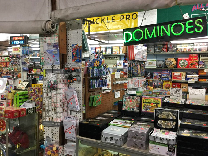 Board game nostalgia central – where Dominoes gets top billing and family game nights are born. Monopoly arguments sold separately.