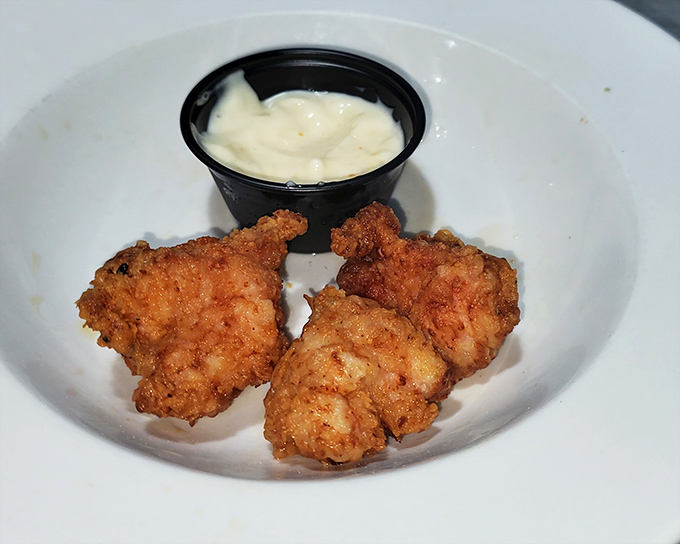 Gator bites bring a touch of Florida flair to the appetizer game, crispy and adventurous.