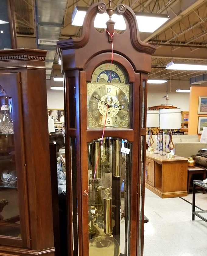 A grandfather clock that doesn't just tell time&mdash;it tells stories. Imagine this stately timekeeper marking your family moments.