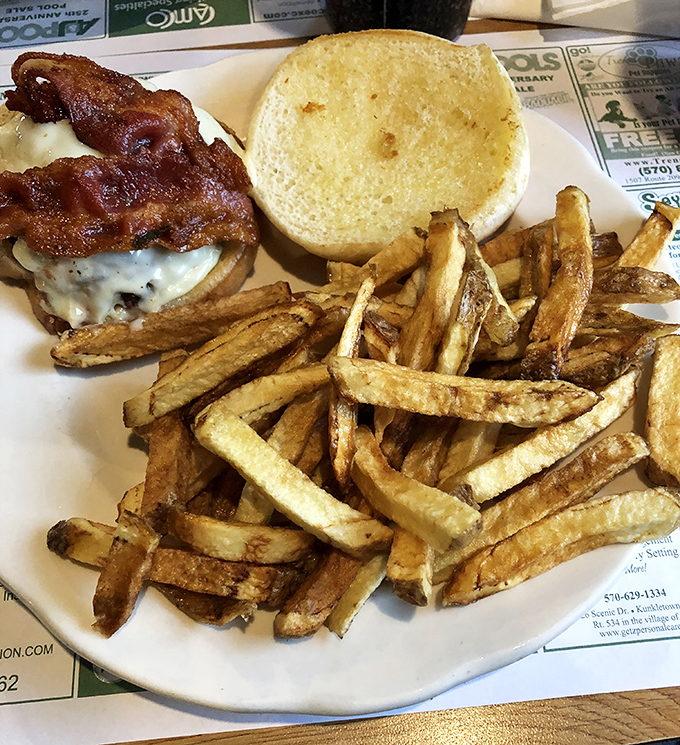 Hand-cut fries and a bacon cheeseburger&mdash;the lunch combo that's made countless afternoon meetings mysteriously "run long."
