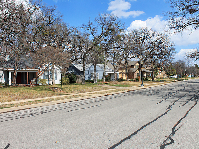 Tree-lined residential streets offer the kind of neighborhood charm that's becoming increasingly rare.