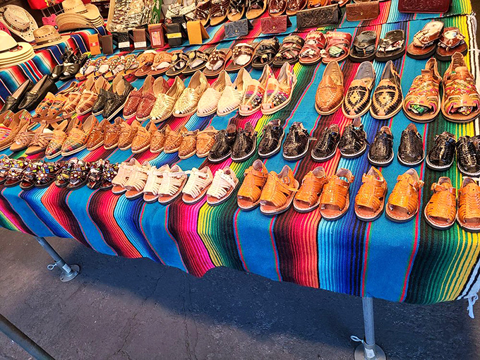 Handcrafted leather sandals that'll outlast most celebrity marriages and cost significantly less than therapy. 