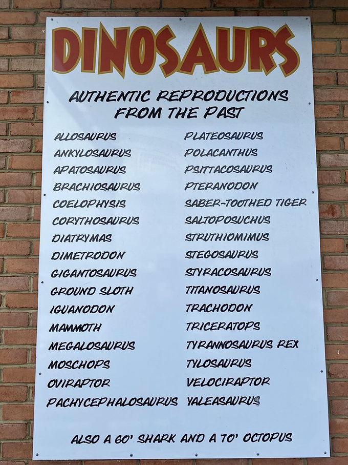 This impressive roster of dinosaurs reads like the guest list for history's most terrifying dinner party.