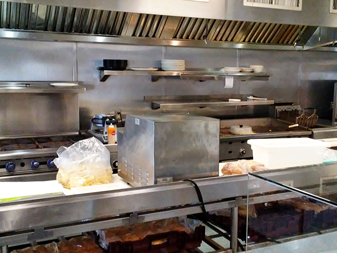 The kitchen's gleaming stainless steel might be modern, but the recipes and techniques happening here are deliciously old-school.