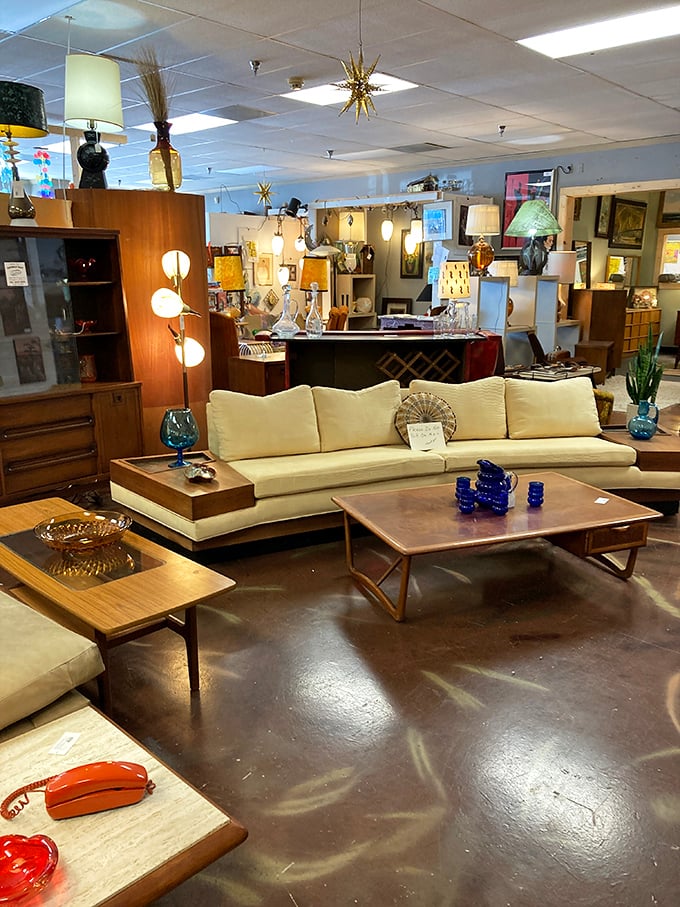The kind of living room setup that makes you wonder if your current furniture is secretly plotting against your happiness.