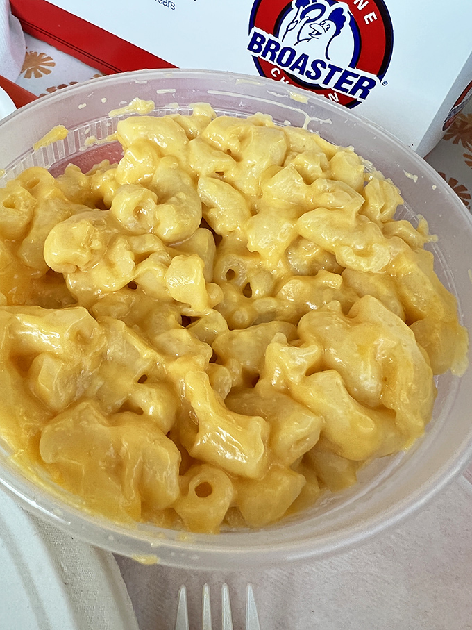 Mac and cheese that doesn't need truffle oil or breadcrumbs to impress. This is comfort food that understands its mission&mdash;to make you happy.