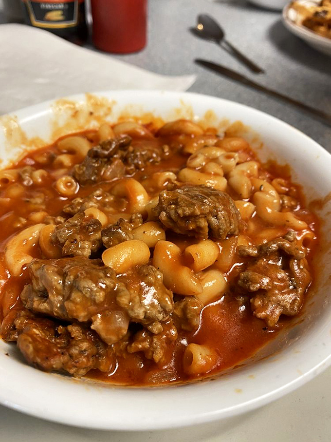 This isn't just beans and meat – it's a bowl of slow-simmered tradition that makes fancy restaurants with their tiny portions seem absolutely ridiculous.