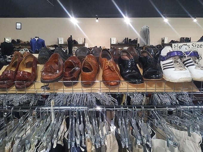 These shoes have stories to tell. From boardroom oxfords to weekend sneakers, each pair awaits a second chapter with new feet.