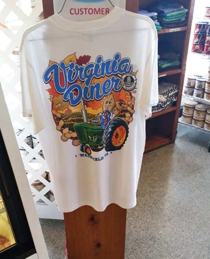 This isn't just a t-shirt&mdash;it's a wearable souvenir that tells everyone you've made the pilgrimage to Virginia's temple of comfort food.