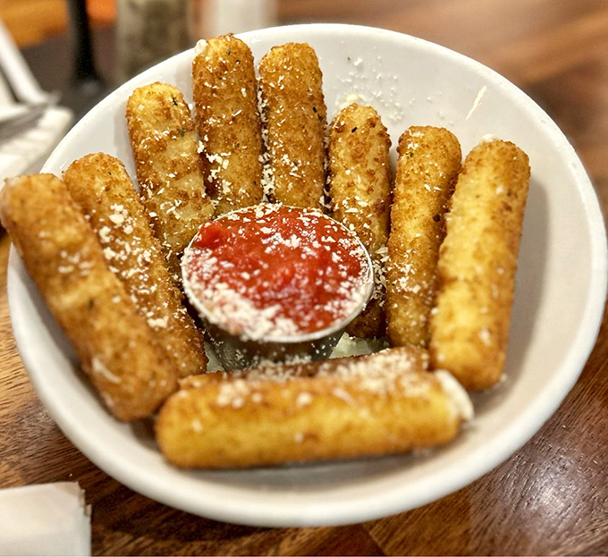 Mozzarella sticks that actually contain real cheese! A crispy, golden exterior giving way to that perfect cheese pull we all dream about.