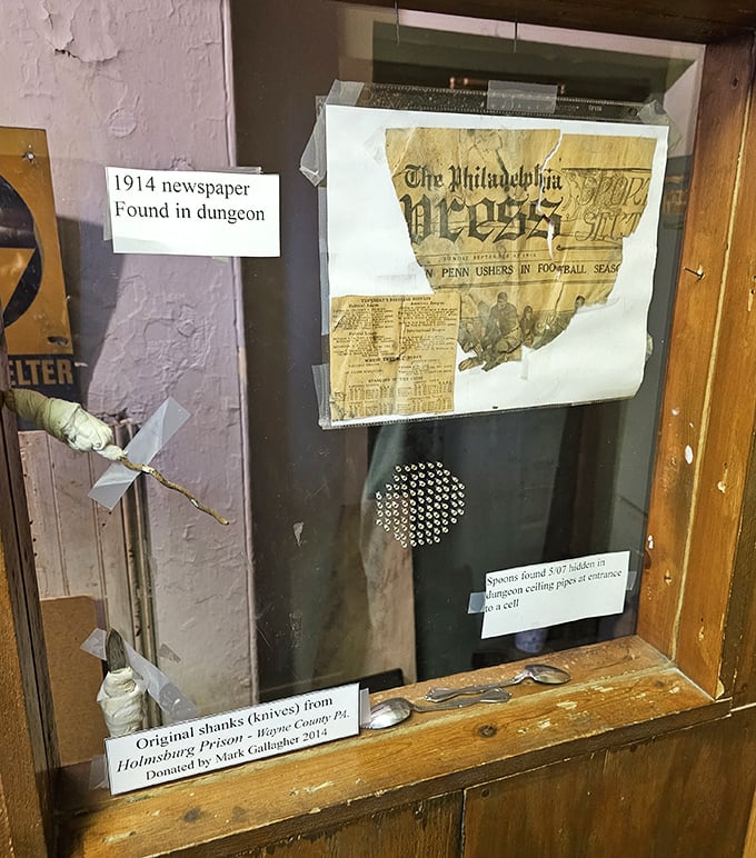 Artifacts speak louder than words&mdash;this 1914 newspaper and makeshift weapons tell stories the official records might have missed.