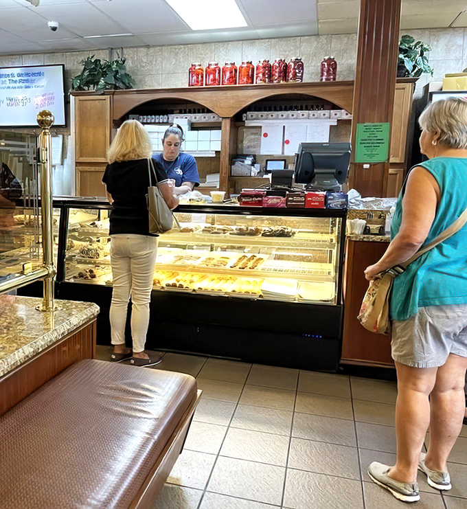 The counter where deli magic begins&mdash;a place where dreams of perfect sandwiches become delicious reality.