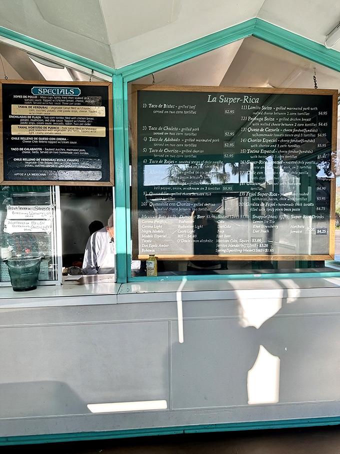 The ordering window &ndash; that magical portal where dreams become reality and hunger transforms into anticipation. Choose wisely, friends.