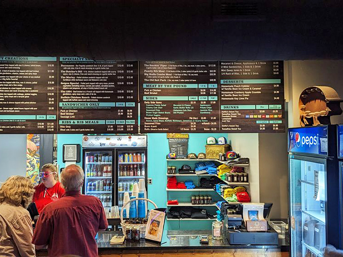 The ordering counter&mdash;where dreams are placed and smoky treasures are dispensed with the efficiency of a well-run pirate ship.