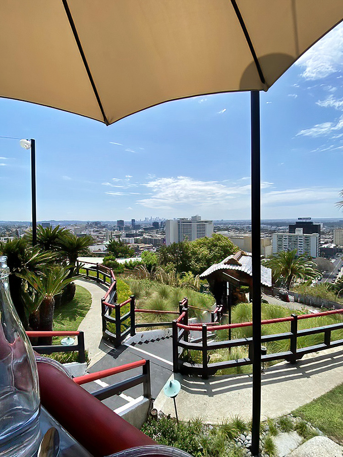 City views that remind you why people move to Los Angeles, especially when pancakes are involved.