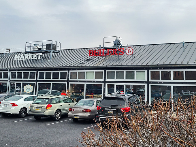 A full parking lot is the universal sign for "something worth eating inside." No GPS needed&mdash;just follow the trail of empty donut boxes.