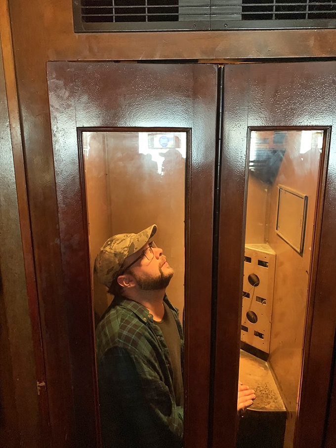 This vintage phone booth isn't for making calls&mdash;it's for time traveling to when dining out was an event, not just content for your feed.