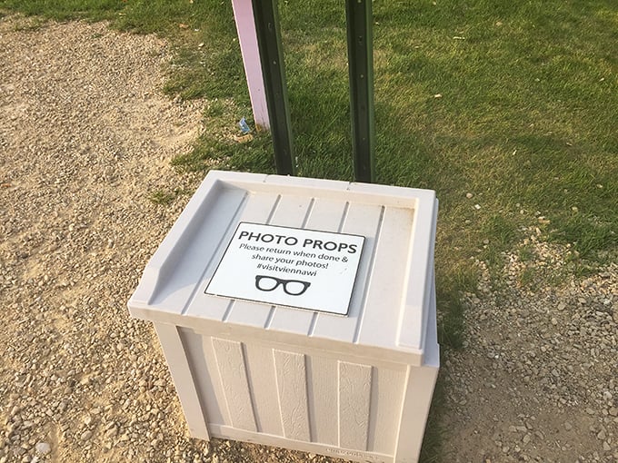 "Photo Props" &ndash; because sometimes your own sunglasses just aren't big enough to match the elephant's signature style.