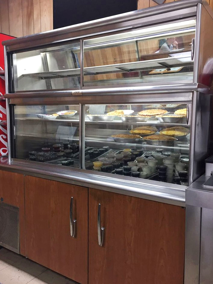 The pie case isn't just displaying desserts&mdash;it's showcasing edible art that makes waiting for a table almost bearable.