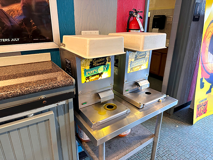 These popcorn machines have popped millions of kernels through decades of blockbusters, rom-coms, and creature features.