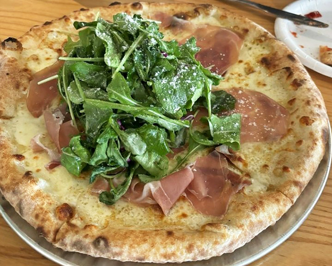 Prosciutto and arugula: the Fred Astaire and Ginger Rogers of pizza toppings&mdash;elegant, perfectly matched, and impossible to improve upon.